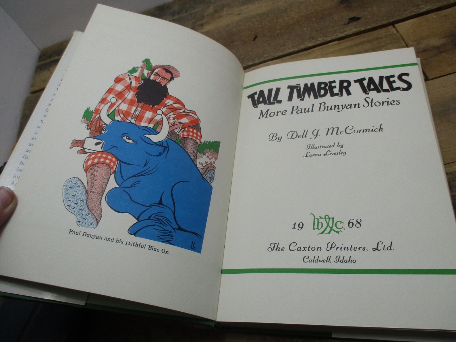 1968 Hardcover Ed - Tall Timber Tales by Dell J. Mccormick - Etsy