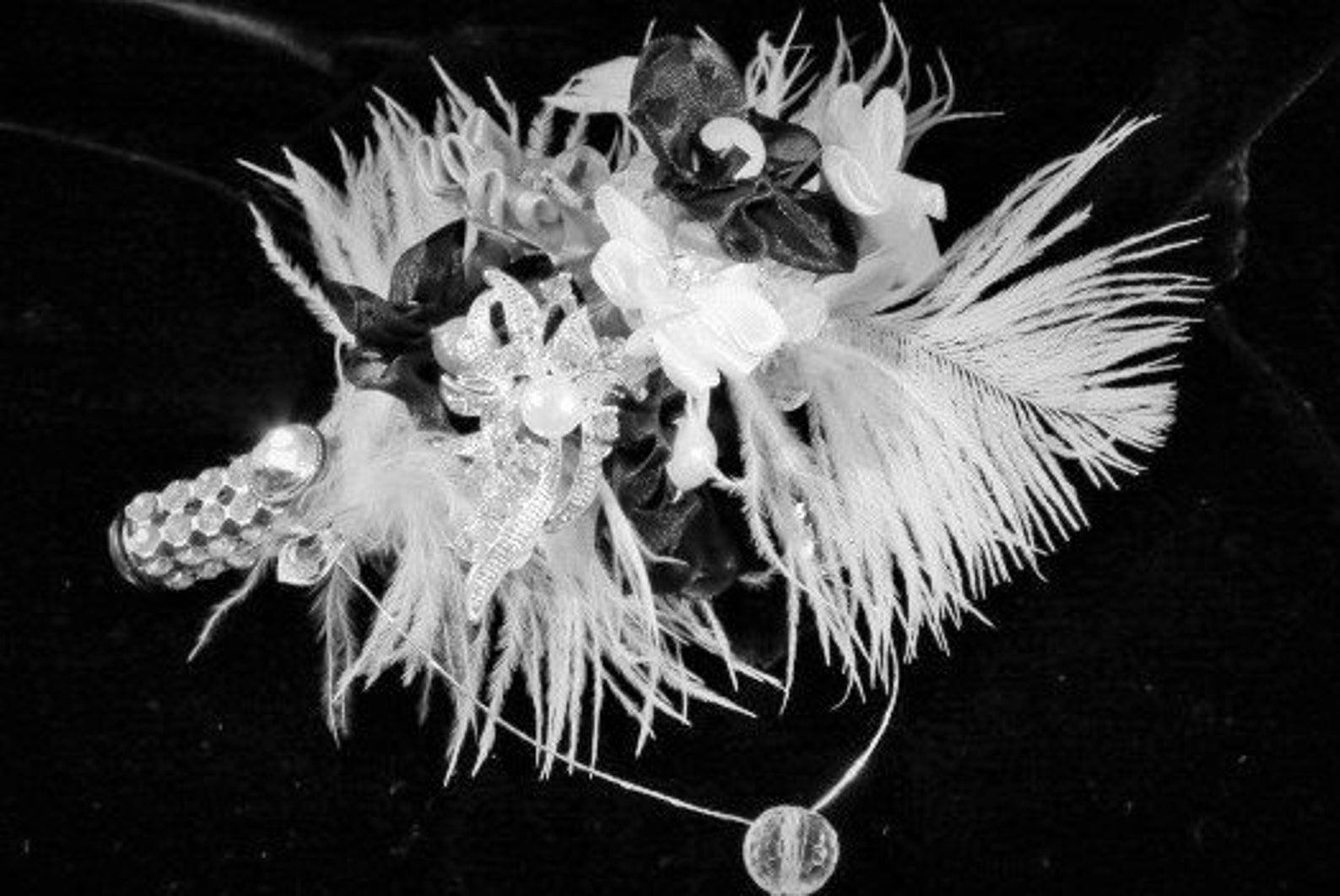 Hollywood Glamour Brooch Boutonniere Grooms Bout Prom Bout - Etsy