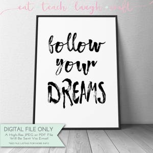 Inspirational Quotes Art Bundle - Set of 5 Printables - Wall Art ...