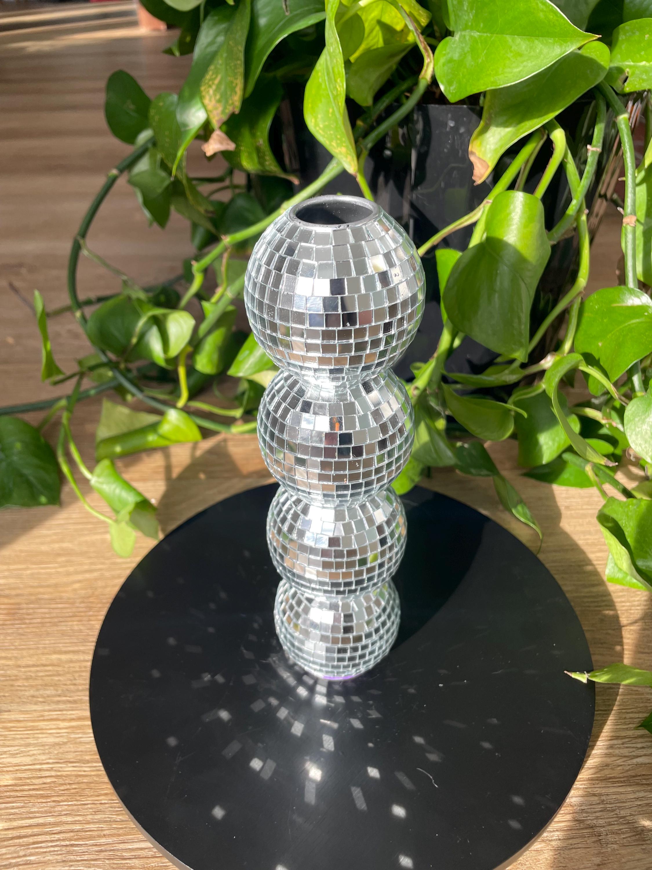 Disco Ball Flower Vase - Etsy