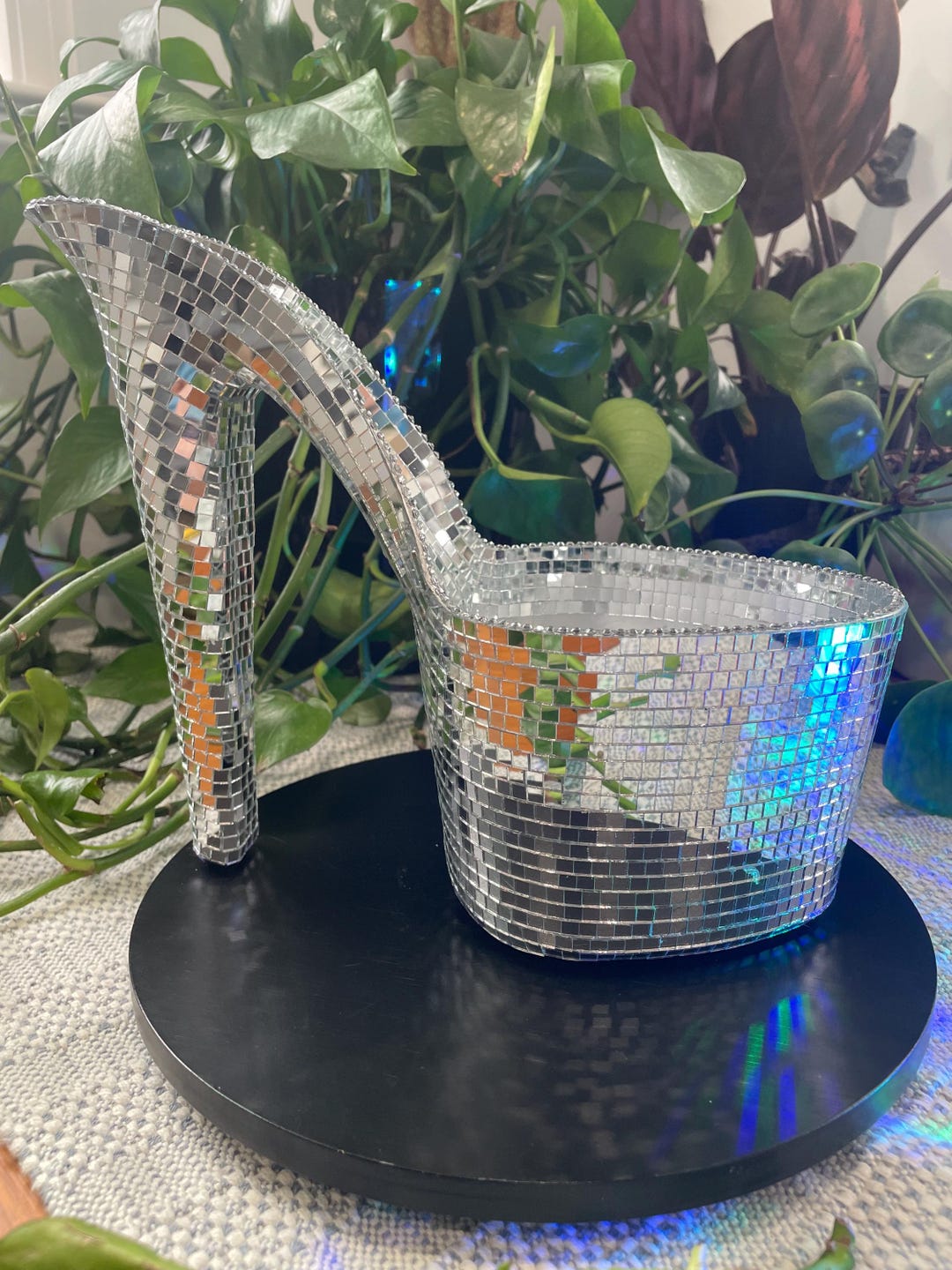 Disco High Heeled Shoe Planter Pot - Etsy