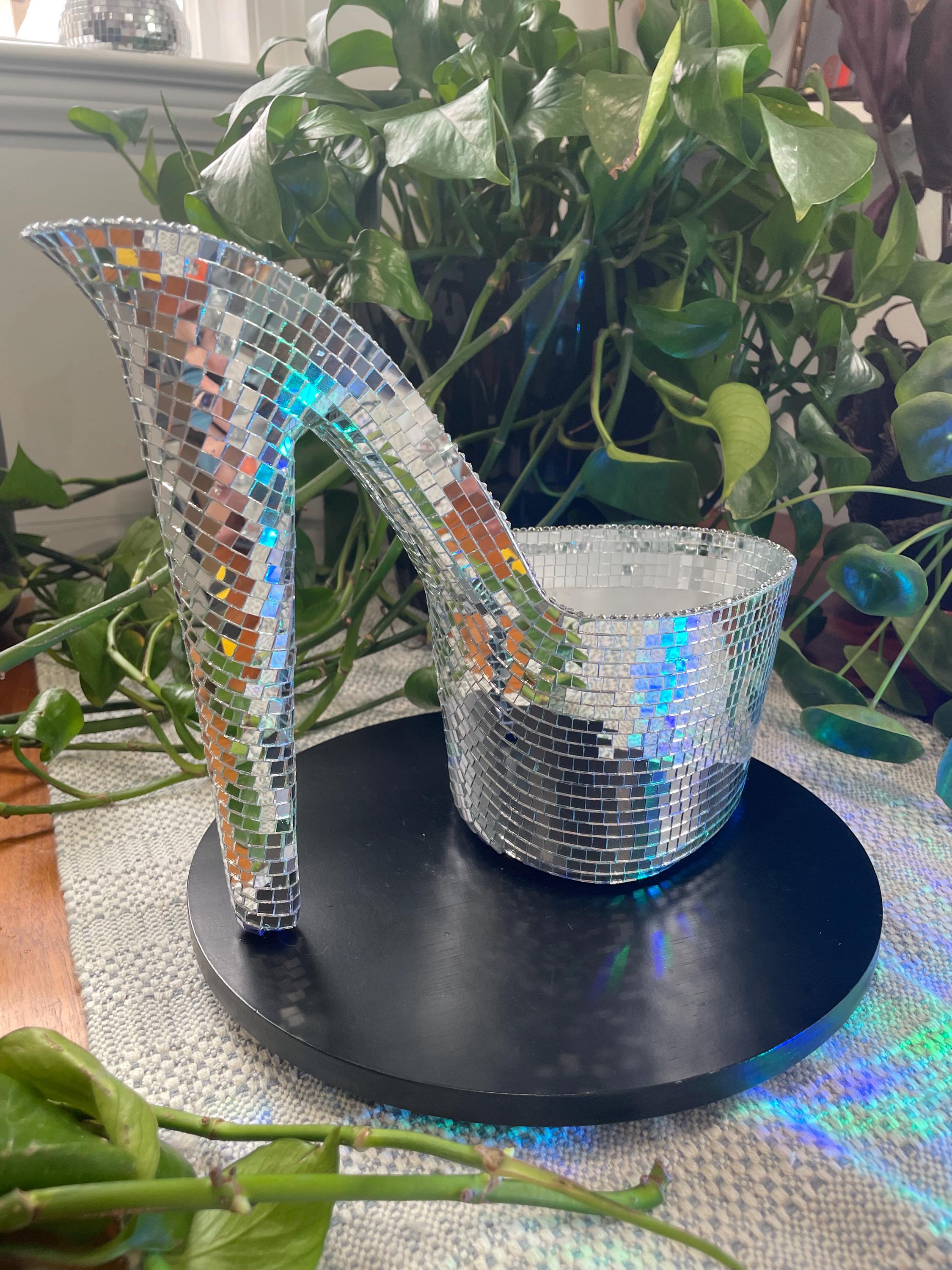 Disco High Heeled Shoe Planter Pot - Etsy