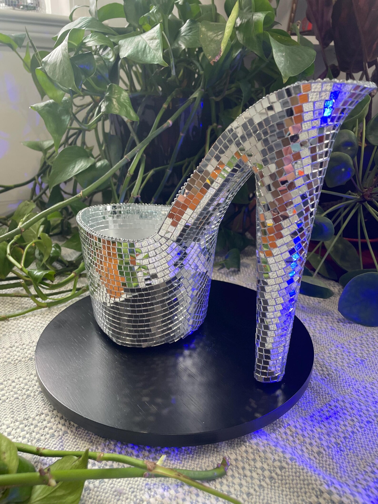 Disco High Heeled Shoe Planter Pot - Etsy