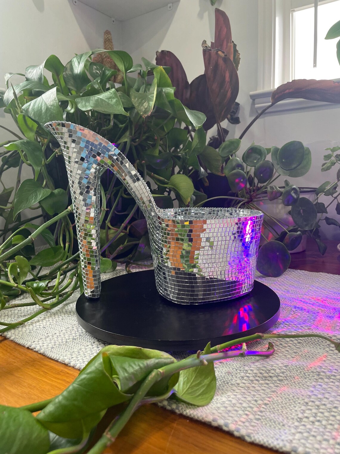 Disco High Heeled Shoe Planter Pot - Etsy
