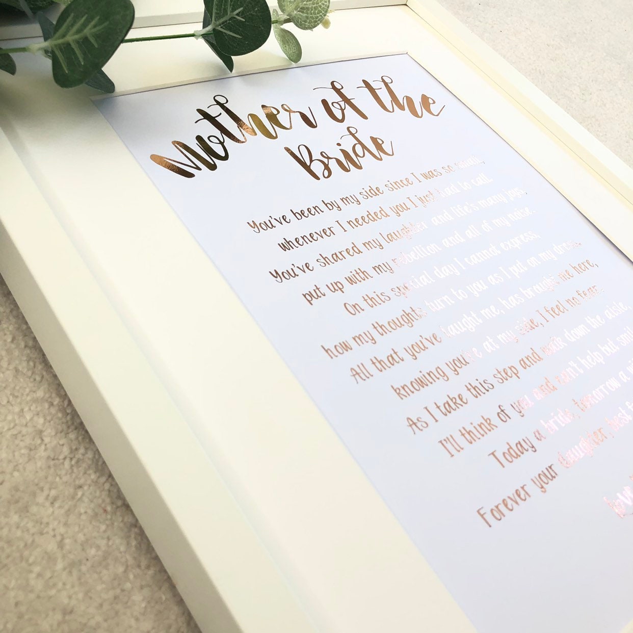 Father of the Bride Print, Father of the Bride Foil Print, Gift for ...