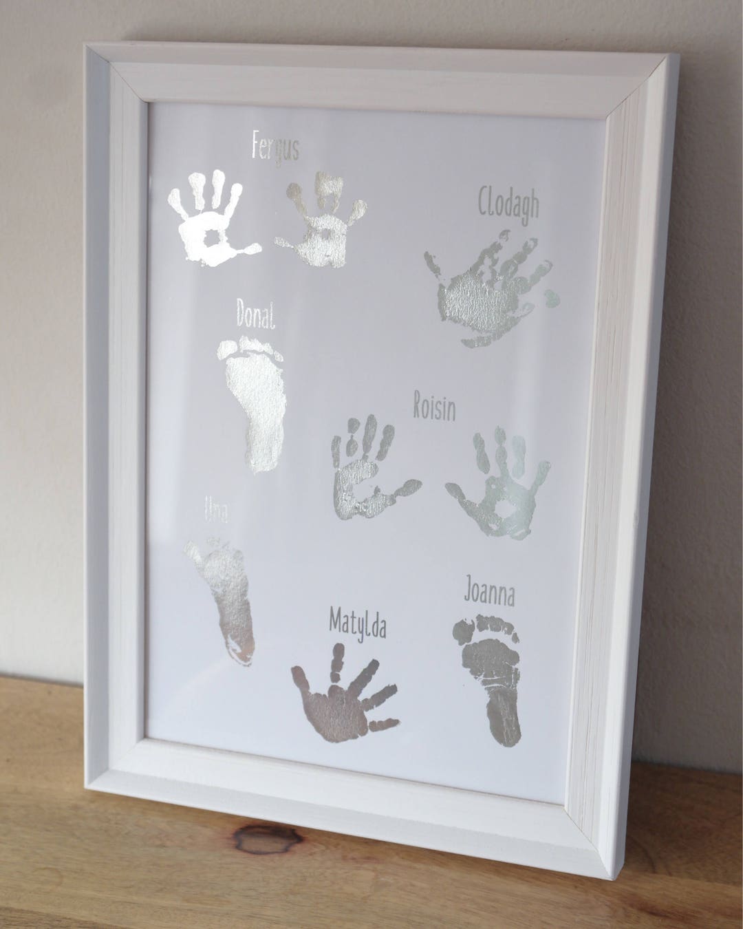 New Baby Keepsake | Handprint Frame | Baby Hand Print | Newborn ...