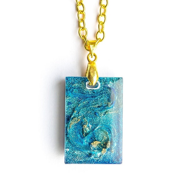 Alcohol Ink Pendant - Etsy