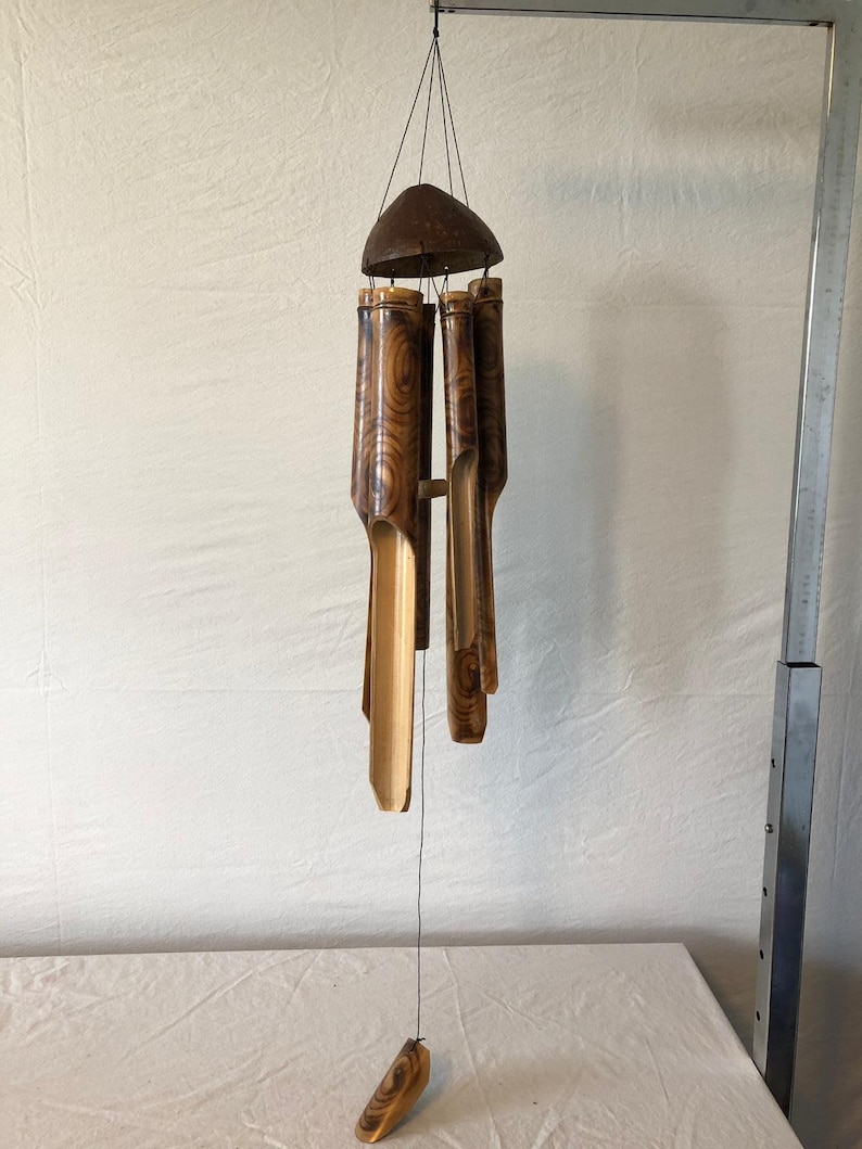 Bamboo Chime-fire Burnt - Etsy