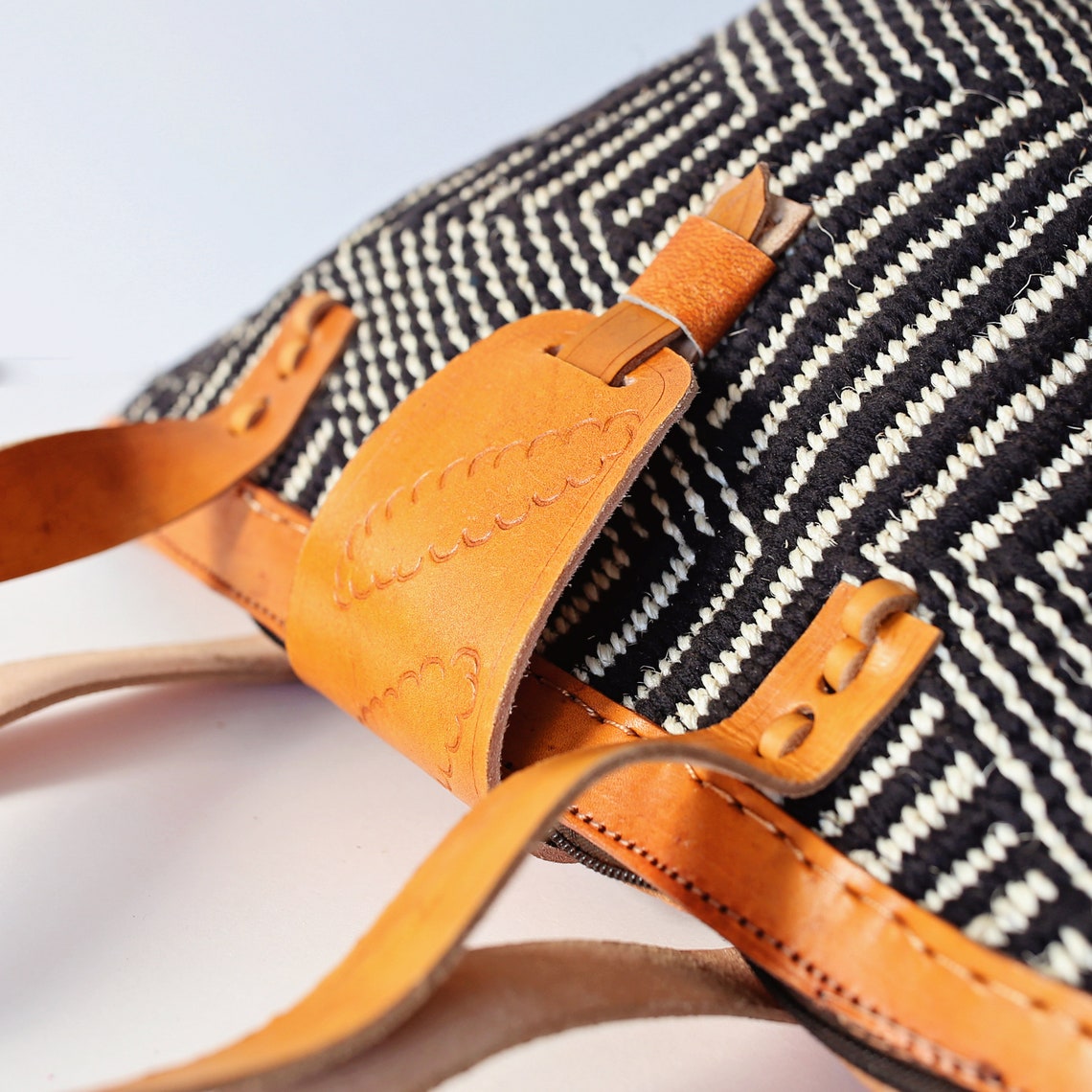 Zebra Sisal Bag - Etsy