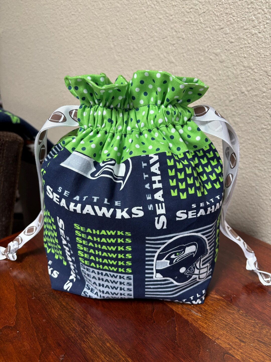 Seattle Seahawks Knitting/crochet Project Bag - Etsy