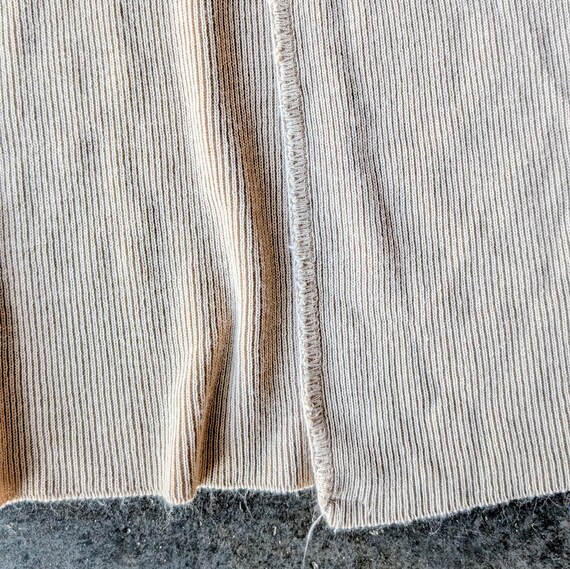 Vintage Rampage Ivory Knit Tie Front Long Duster Card… - Gem