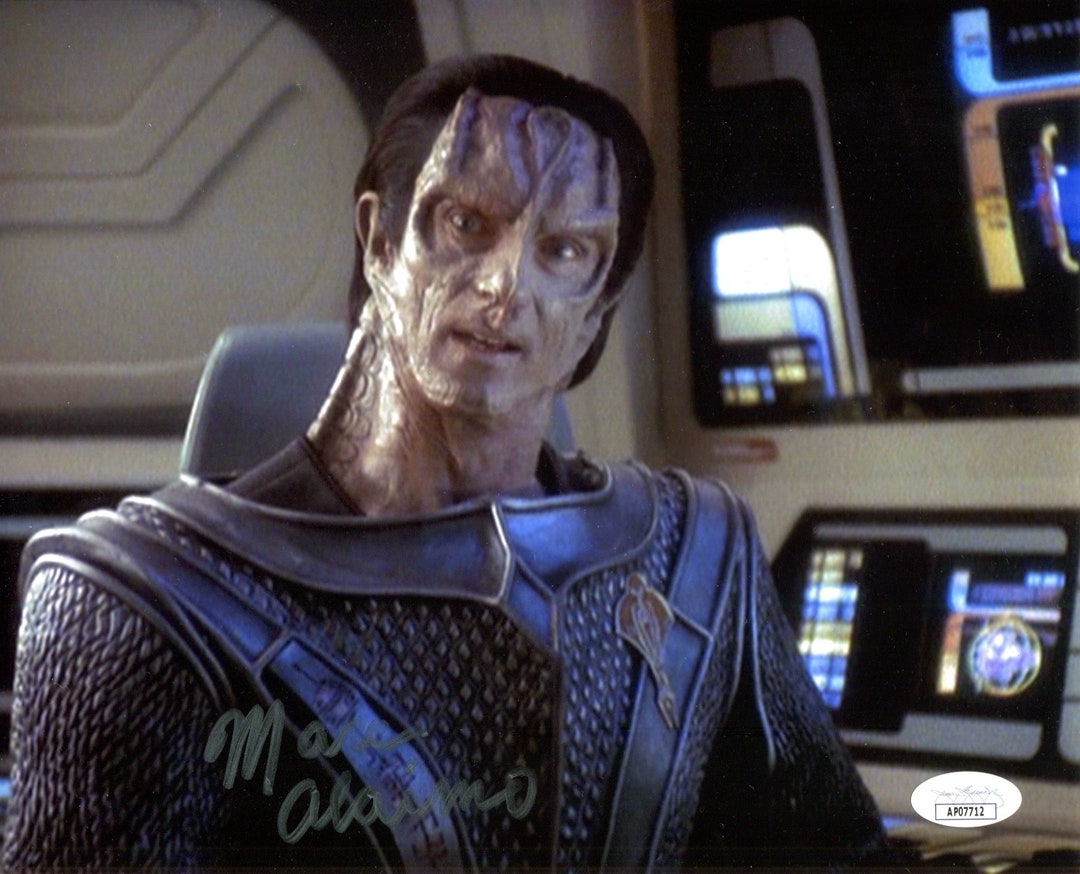 Marc Alaimo Hand Signed Star Trek Deep Space 9 Autographed Photo as ...