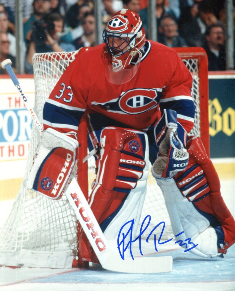 Patrick Roy Signed Montreal Canadiens Autographed 8x10 Photo. Includes ...