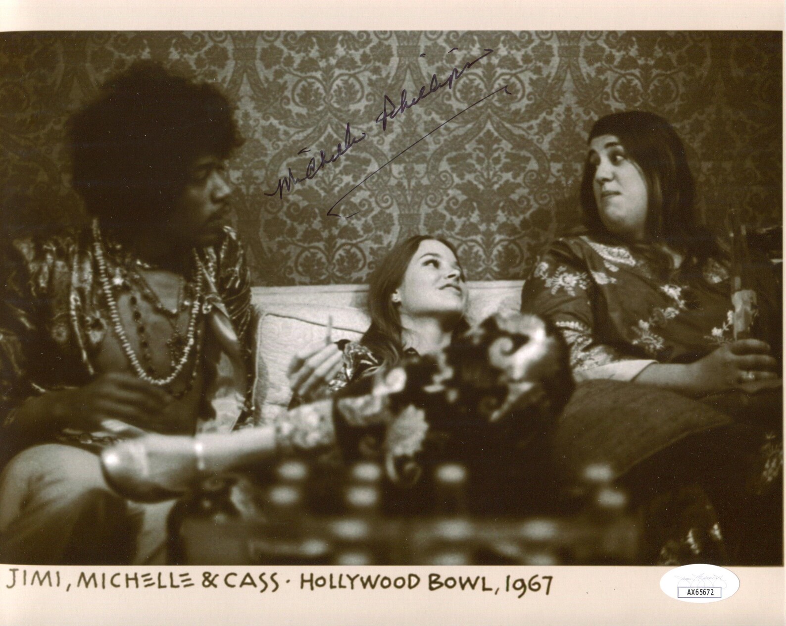 Michelle Phillips, Singer of the Mamas & the Papas Hand Signed JSA ...