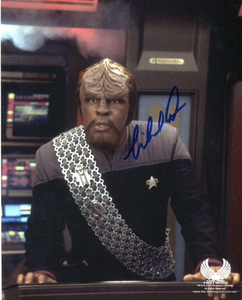 Michael Dorn Hand Signed Star Trek the Next Generation Autographed 8x10 ...