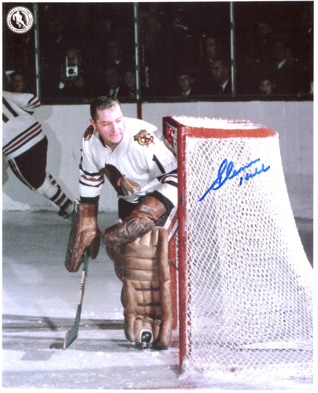 Glenn Hall Signed Chicago Blackhawks Autographed 8x10 Photo. Includes ...
