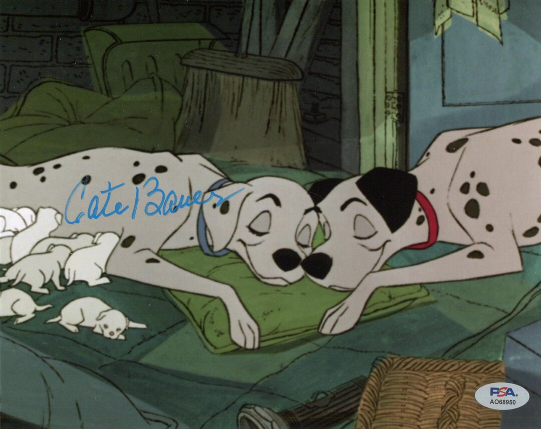 Cate Bauer Signed "101 Dalmatians" Photo (PSA/DNA Authenticated) - Etsy