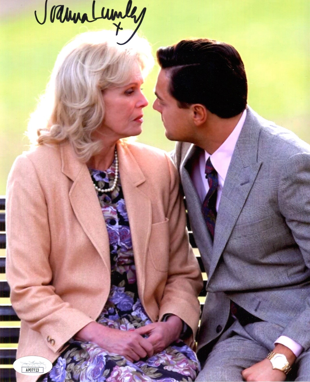 Joanna Lumley Hand-signed Wolf of Wall Street 8x10 Photo as Aunt Emma ...