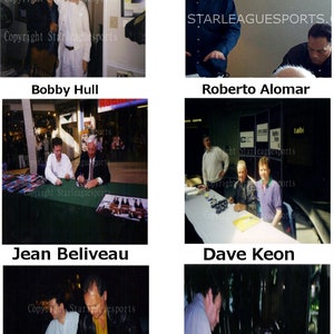 Jean Beliveau & Johnny Bower Signed Montreal Canadiens and Toronto ...