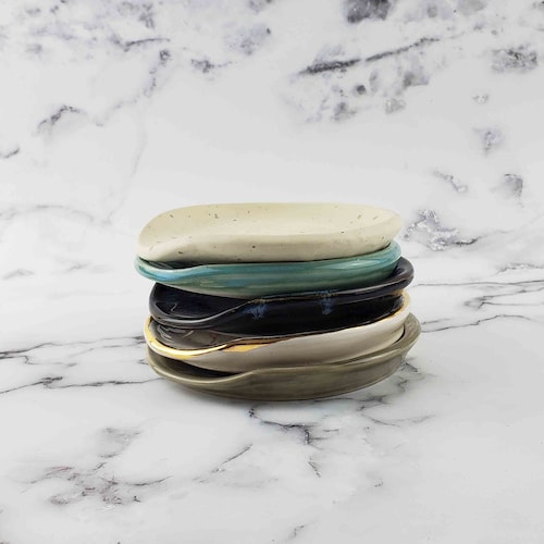 Stoneware Spoon Rest - Etsy