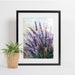 Lavender Fields Wall Art - Watercolor Painting, Botanical Artwork ...