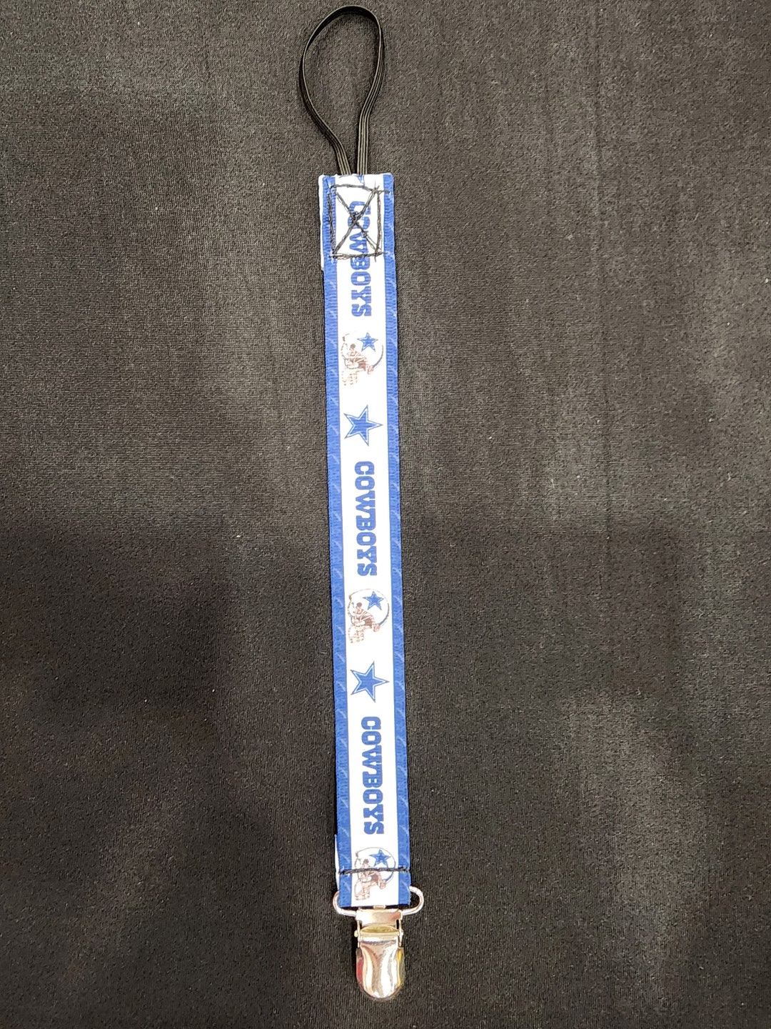 Dallas Cowboys Pacifier Clip - Etsy