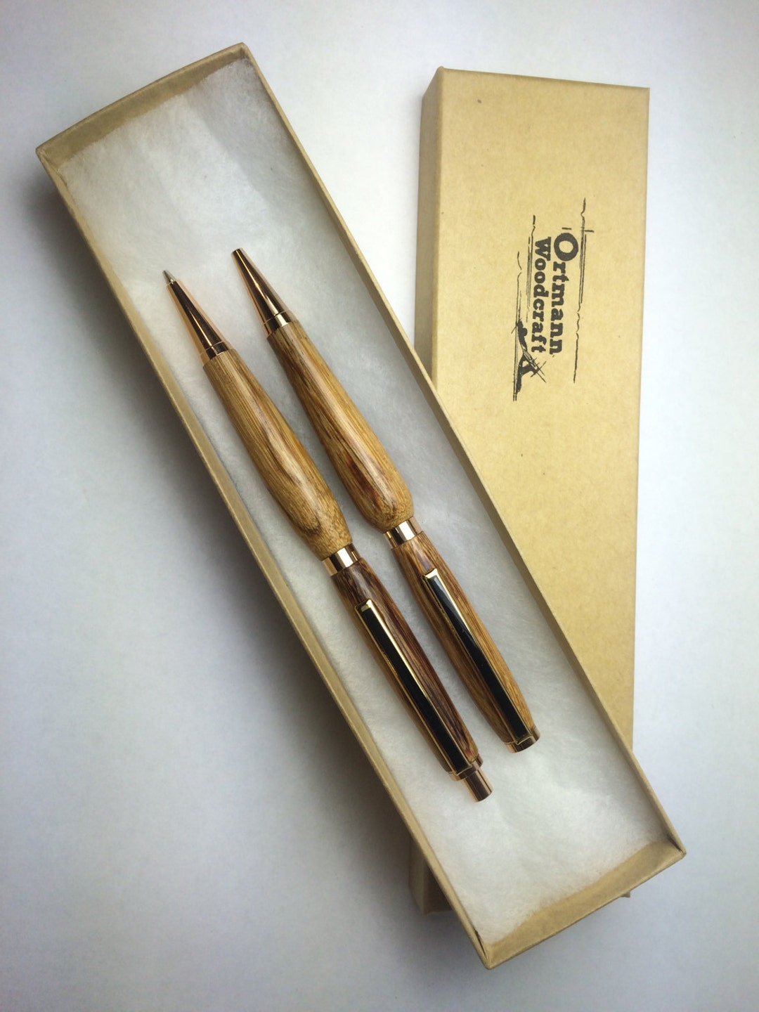 Marble Wood Pen and Mechanical Pencil Set - Etsy