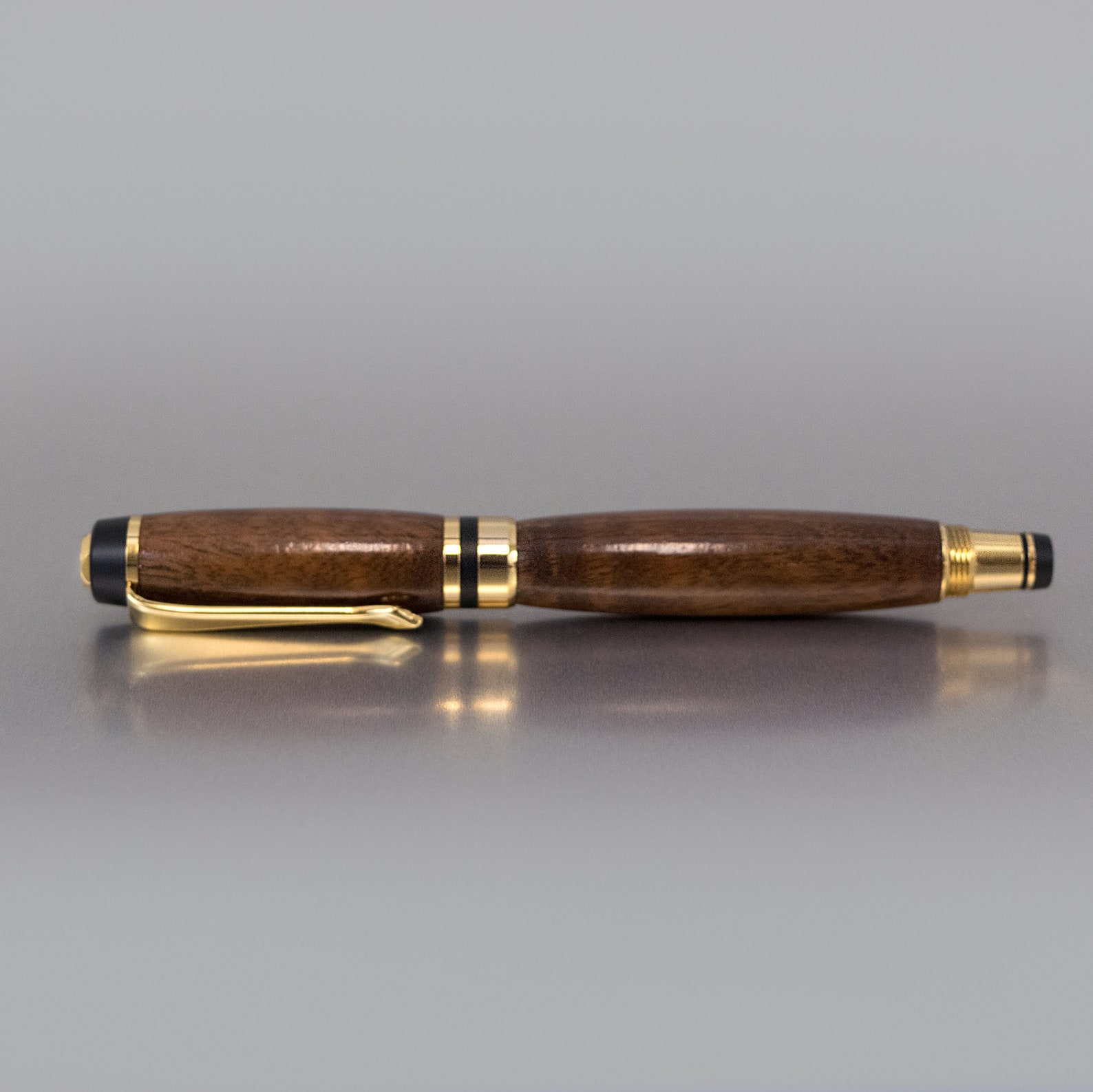 Walnut Wood Pen - Distinguished Handmade Pen - Executive Fountain Pen ...