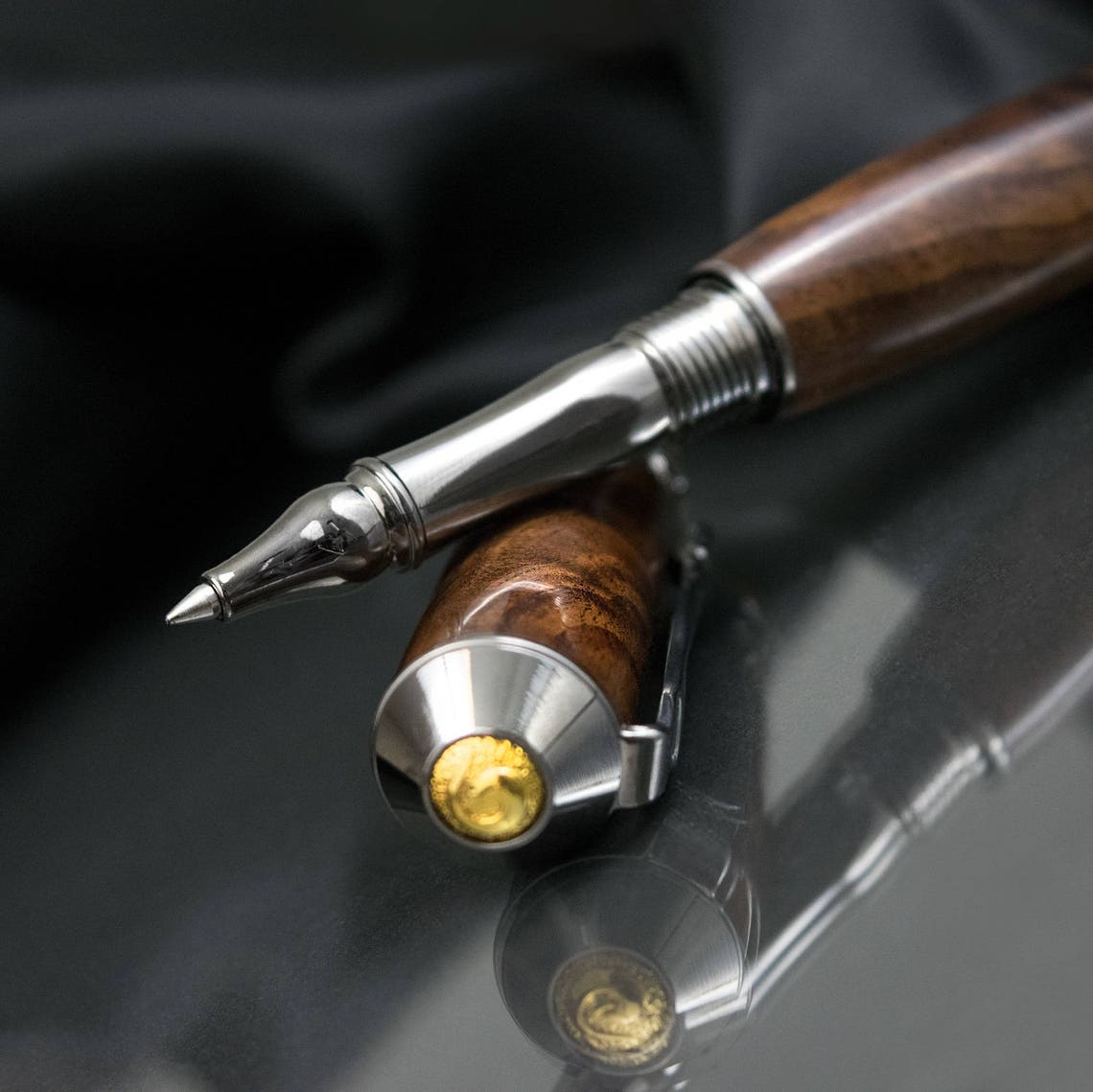 Walnut Exclusive Handmade Pen Noble Rollerball - Etsy