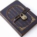 Personalized Leather Journal With Lock and Key Leather - Etsy