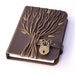 Leather Journal With Lock and Key: Personalized Tree of Life Diary - Etsy