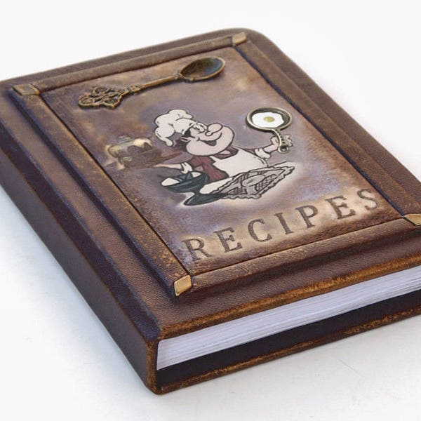 Leather Recipe Book - Etsy