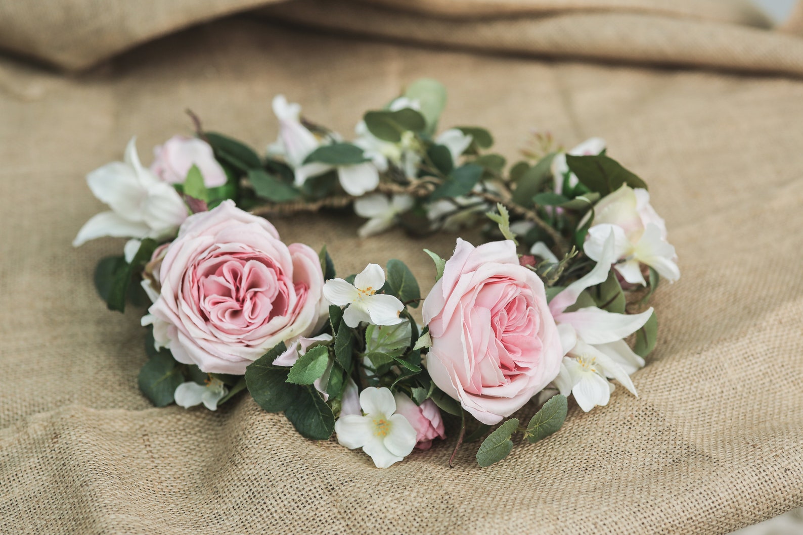 Artificial Flower Crown Kit Step by Step Instructions Ferris | Etsy UK