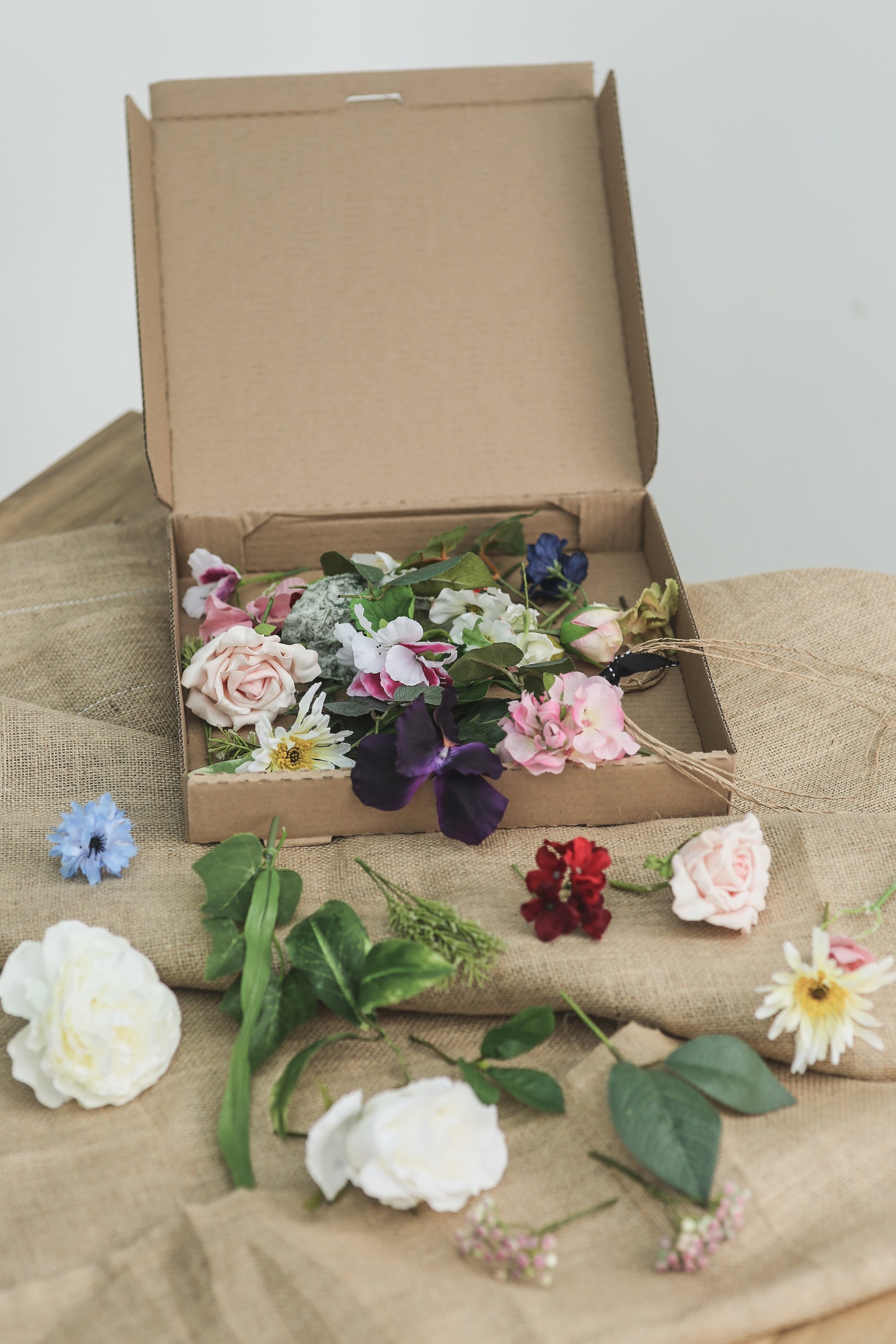 Artificial Flower Crown Kit Step by Step Instructions Ferris | Etsy UK