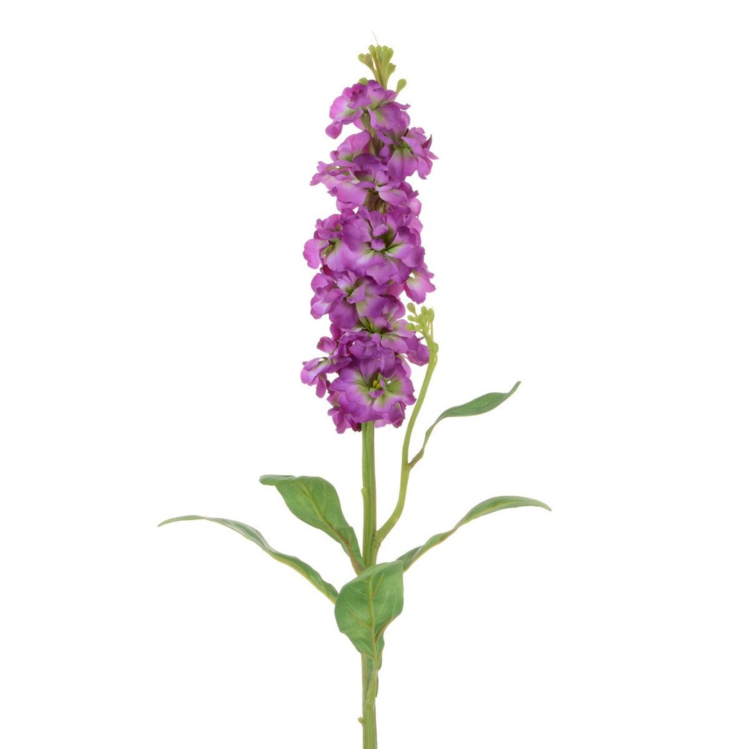Artificial Purple Stock 66cm Long, Faux Stock, Artificial Flowers ...