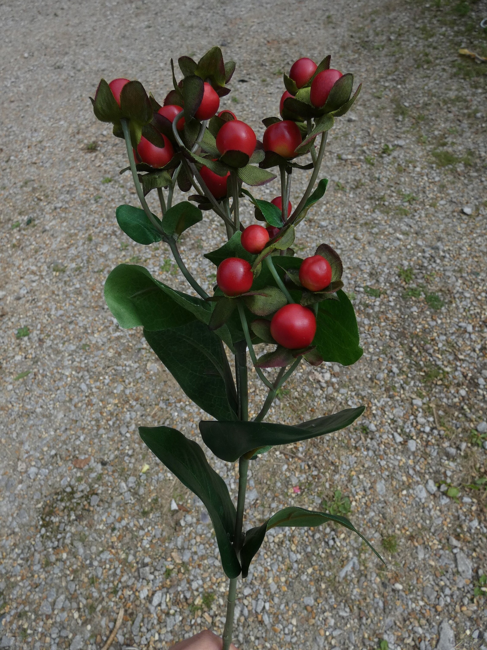 Luxury Artificial Red Hypericum Berry Spray Ferris Heart - Etsy UK