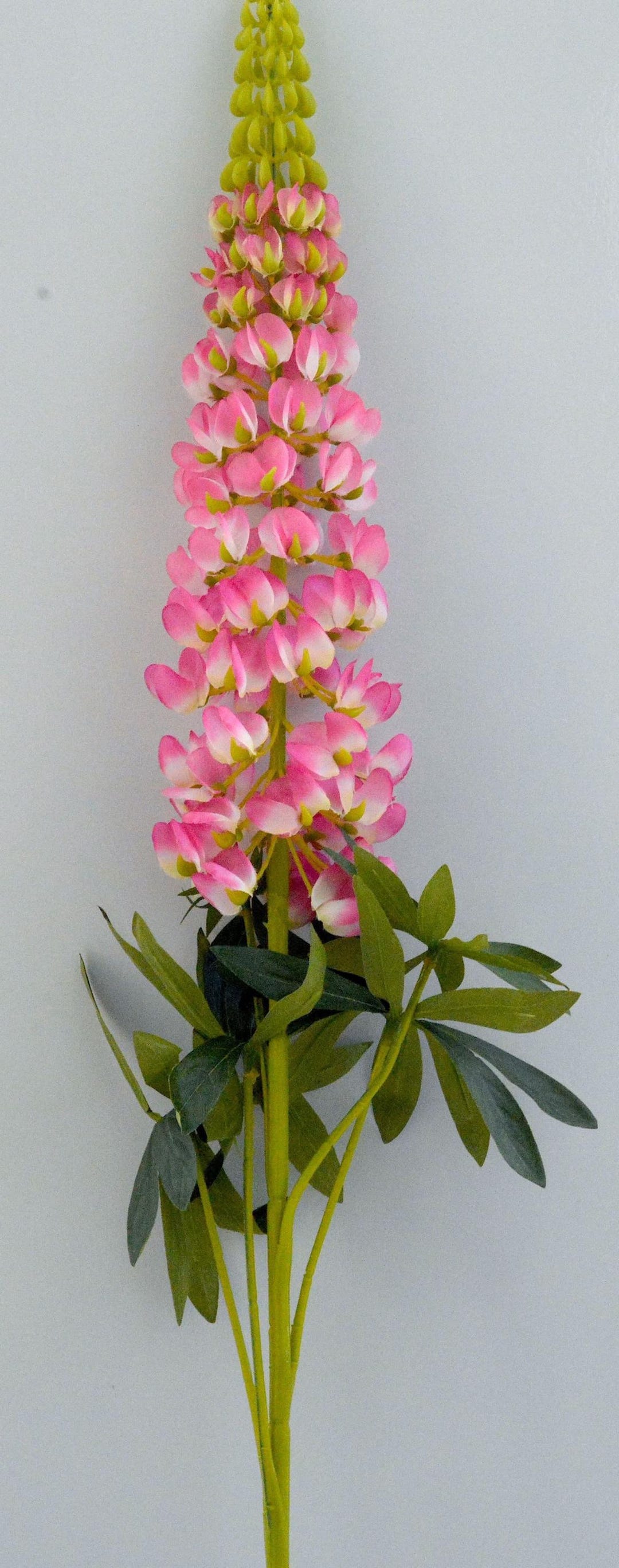 Artificial Pink Lupin Stem, Faux Lupin, Artificial Bluebonnets, Faux ...
