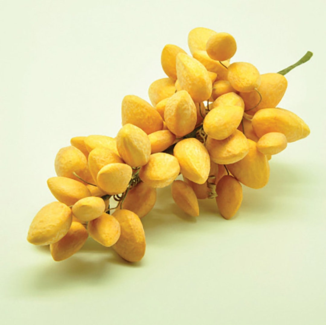 Artificial Brown Almond Cluster, Faux Almonds, Artificial Almonds ...