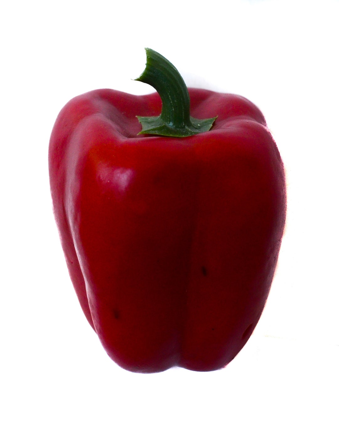 Artificial Red Bell Pepper, Faux Pepper, Vegetable, Restaurant Decor ...