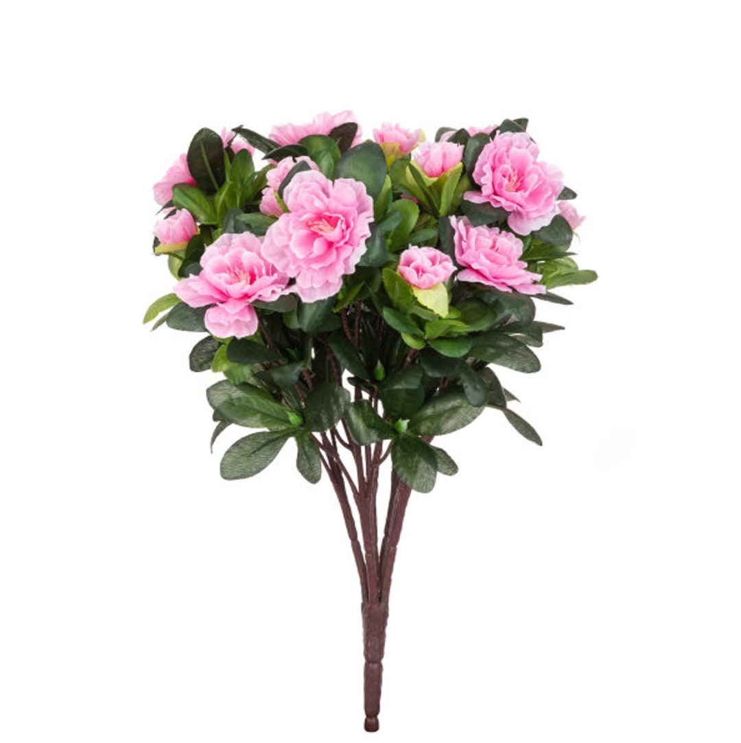 Artificial Pink Azalea Bush 36cm, Faux Azalea, Floral Decor - Etsy UK