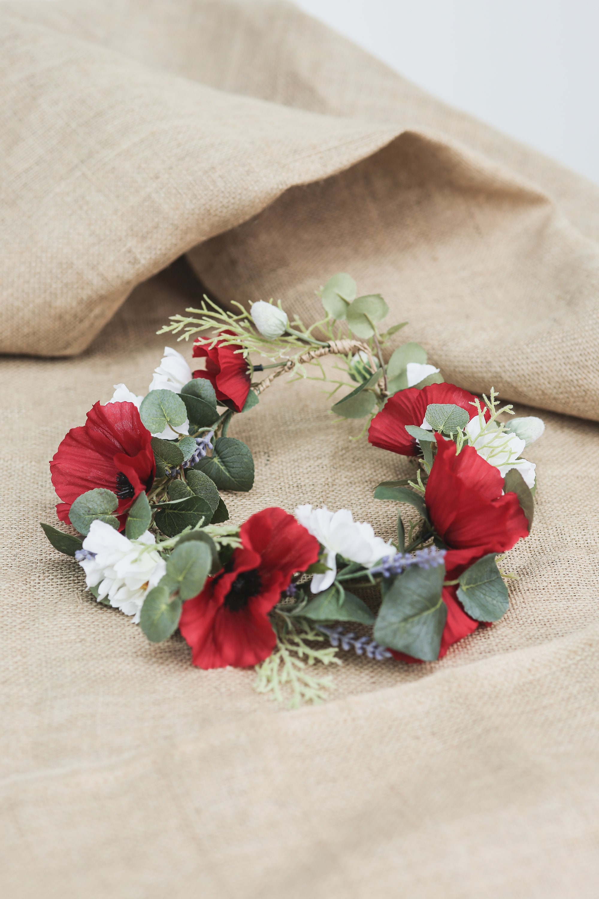 Artificial Flower Crown Kit Step by Step Instructions Ferris | Etsy UK