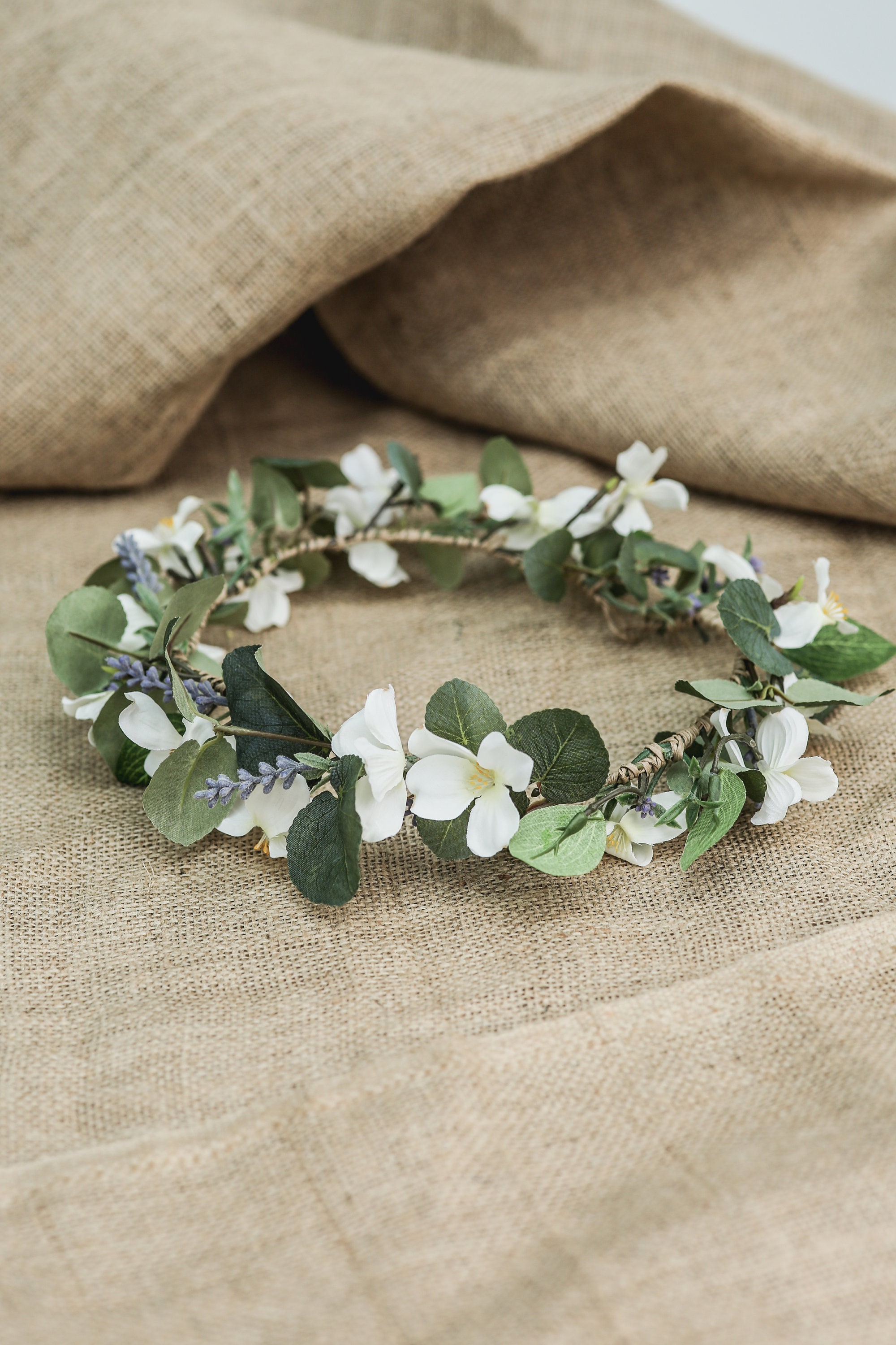 Artificial Flower Crown Kit Step by Step Instructions Ferris | Etsy UK