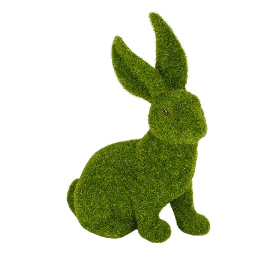 Standing Rabbit Moss 30cm Tall, Easter Bunny Decor, Easter Gift, Rabbit ...