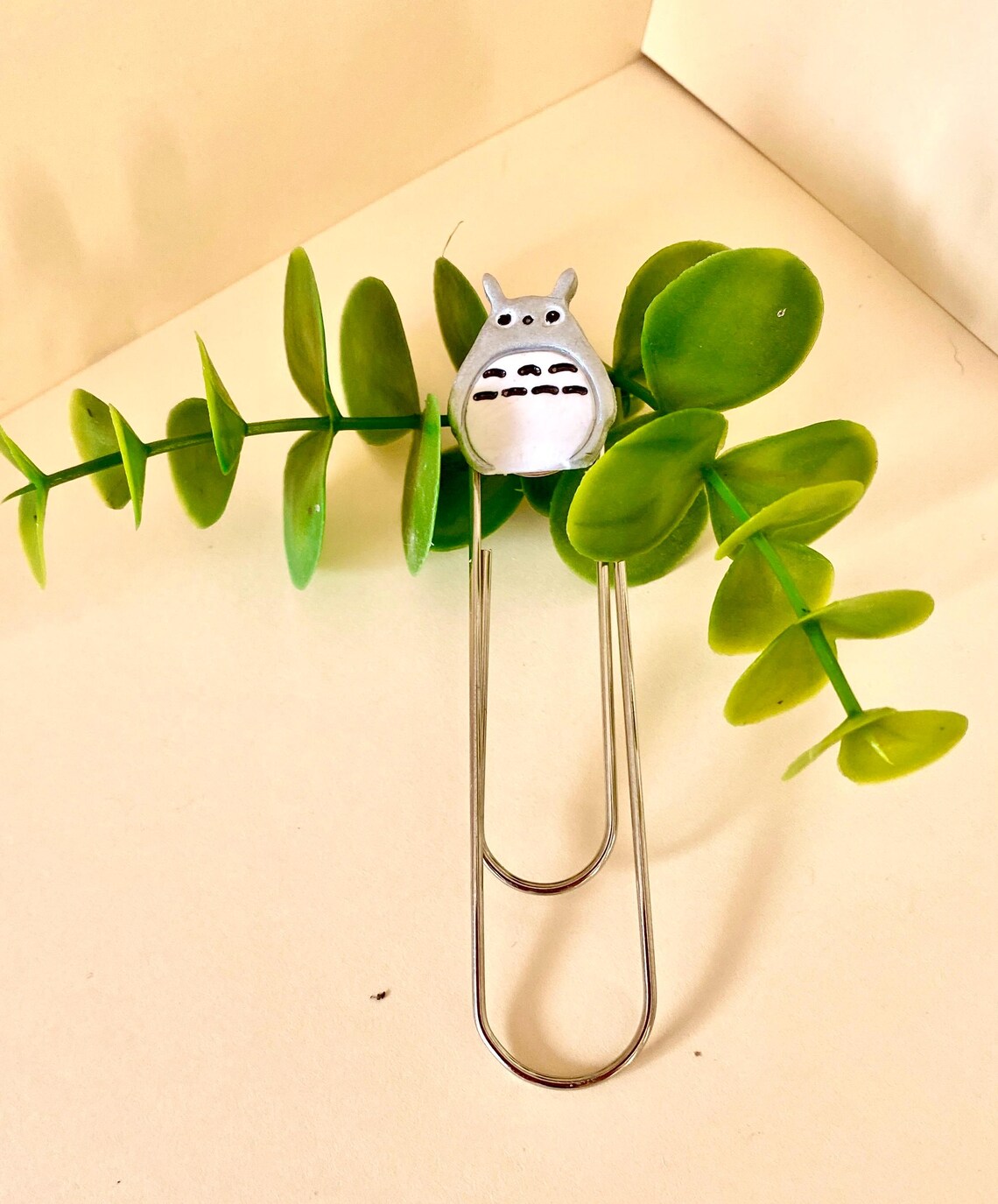 Totoro Polymer Clay Bookmark - Etsy