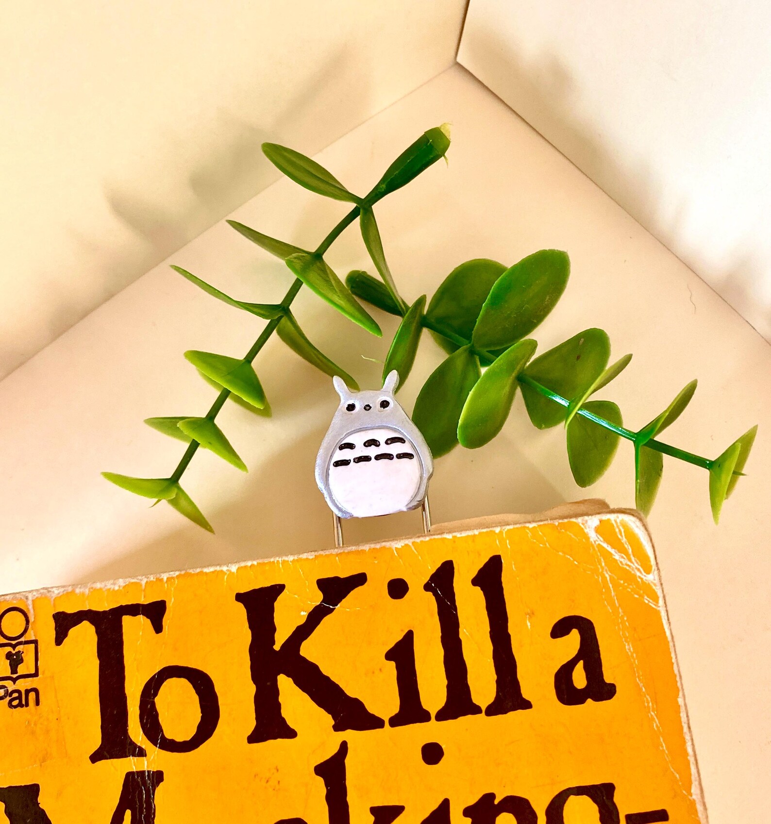 Totoro Polymer Clay Bookmark - Etsy