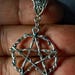 Pentacle Pendant, Pentagram Pendant, Silver Twig Pentacle, Pentacle ...