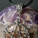 Pentacle Pendant, Pentagram Pendant, Silver Twig Pentacle, Pentacle ...