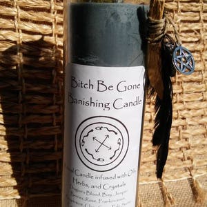 Banishing Ritual Candle. Negativity Removal Candle. Hex Breaking Candle ...