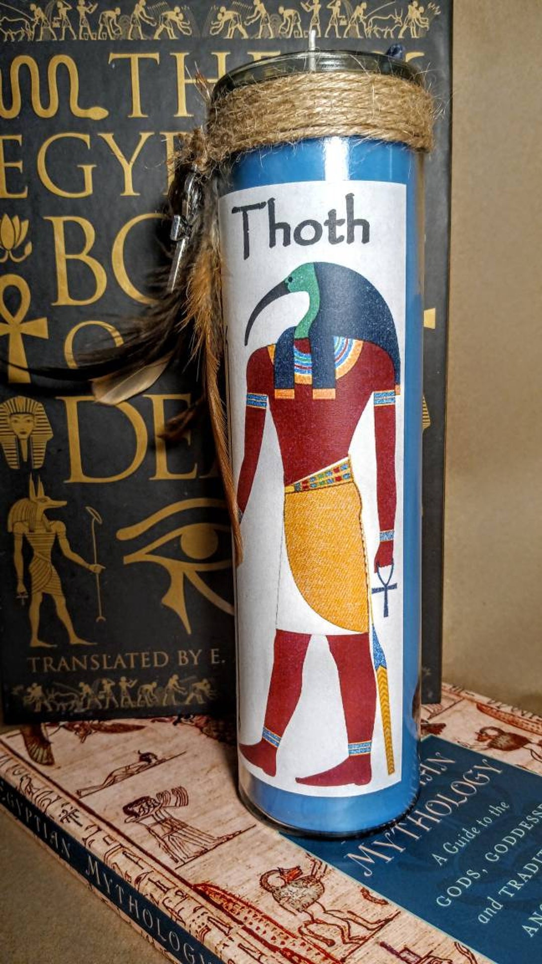 Thoth Invocation Candle, Thoth Candle, Thoth Vigil Candle, Egyptian God ...