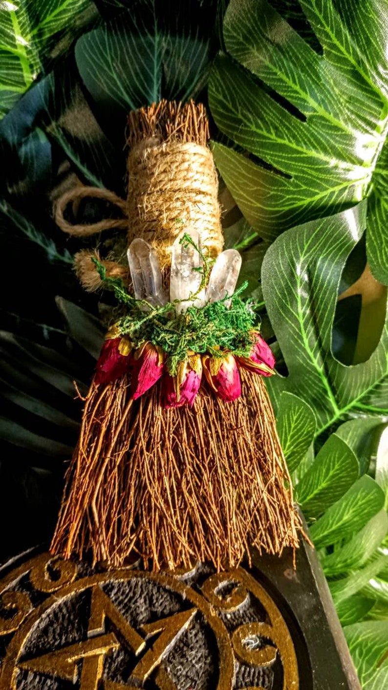 Altar Besom Witches Besom Witch Broom Altar Broom Cinnamon - Etsy